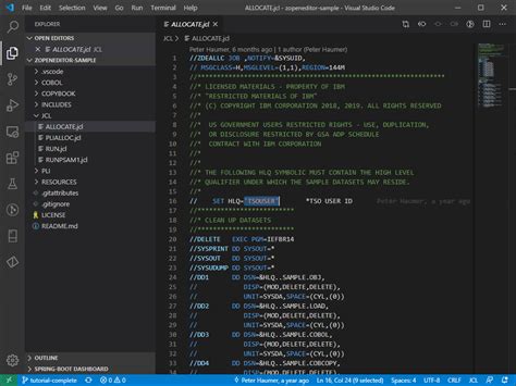 Managing Zos Resources With Ibm Rse Api Plug In For Zowe Cli Tutorial Ibm Z® Open Editor