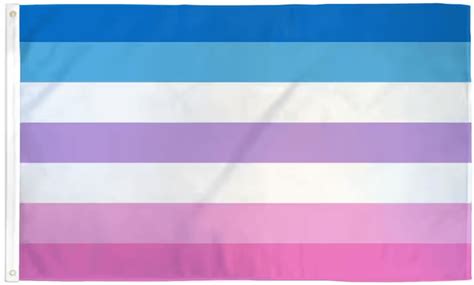 Finding Cool Merch With The V2 And V3 Bigender Flag Designs Can Be Very