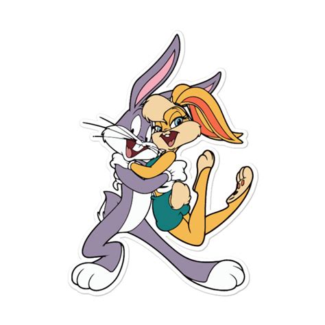 Bugs Bunny And Lola Bunny Sticker By Haydar Artistshot