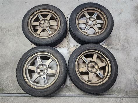 Yahooオークション Rays Te37 Gc8 インプレッサ レガシー プリウス