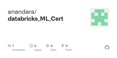 github anandara databricks ml cert