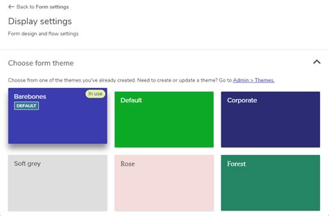 Create A Theme For Your Form Openforms Help Center