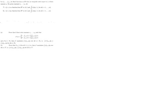 Let Fi 11 He Borel Functions On Rp That Are