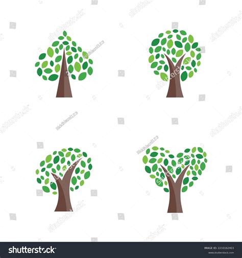 Abstract Tree Roots Vector Outline Illustration Stock Vector Royalty