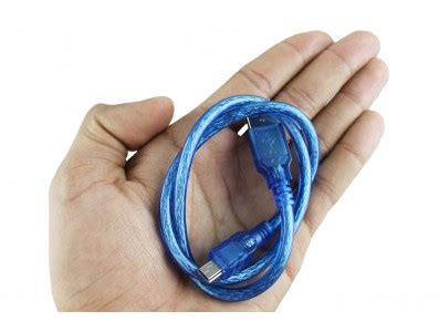 Cabo Mini USB Blindado Cm Para Arduino NANO Usinainfo