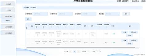 基于springbootvue大学生心理健康管理系统的设计与实现心里健康管理系统 Csdn博客