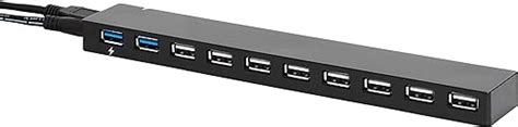Amazon Com Amazon Basics USB Port HUB With AC Adapter Black Electronics