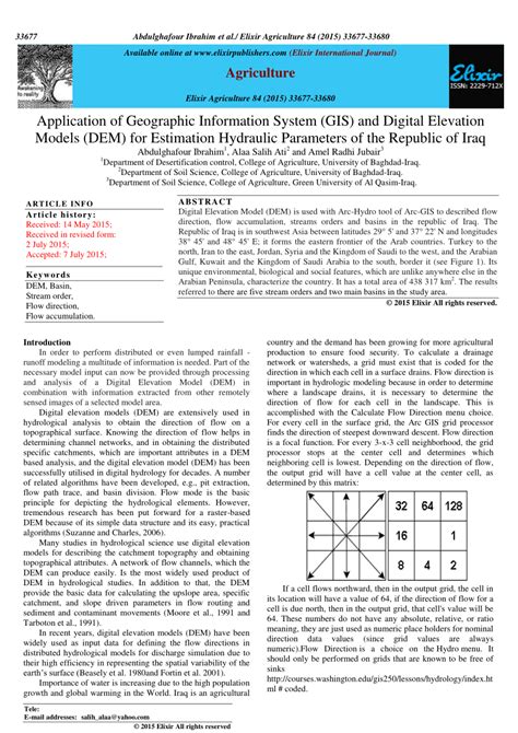 Pdf Hydrology Analysis