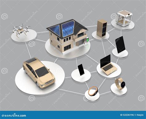 Smart Energy Vector Line Icons Set Smart Energy Technologies