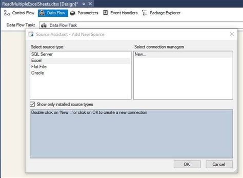 How To Read Data From Multiple Excel Worksheets With SSIS