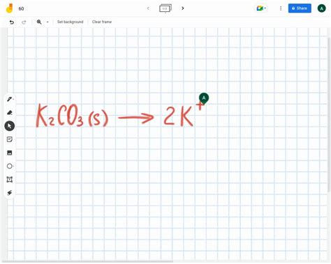 Solved The Compound Potassium Carbonate K2co3 Is Soluble In Water