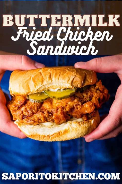 Buttermilk Fried Chicken Sandwich Recipe In 2025 Chicken Sandwich