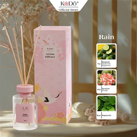 Rain Perfume Essential Oil Diffuser Rod Set Kodo