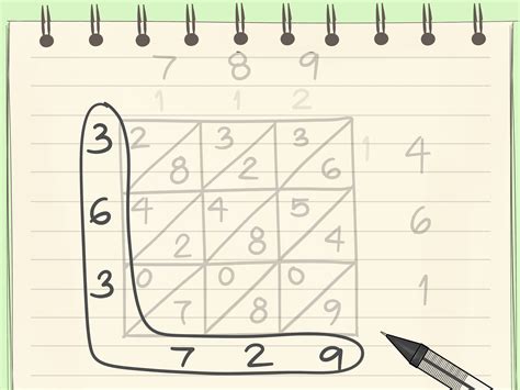 How To Do Lattice Multiplication Steps With Pictures