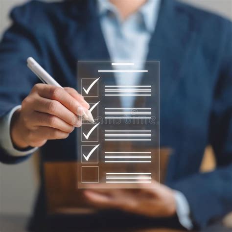 Using And Completing A Checklist Featuring Elements Like Checkmarks Lists And Completed Tasks