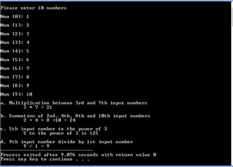 Lab Algorithm And Programming Section 3 Lab Activity 9 Array