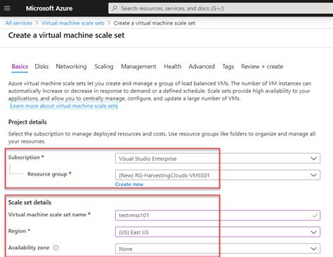 Azure For AWS Professionals Auto Scaling Azure 01 Creating VMSS Part 1 Harvesting Clouds