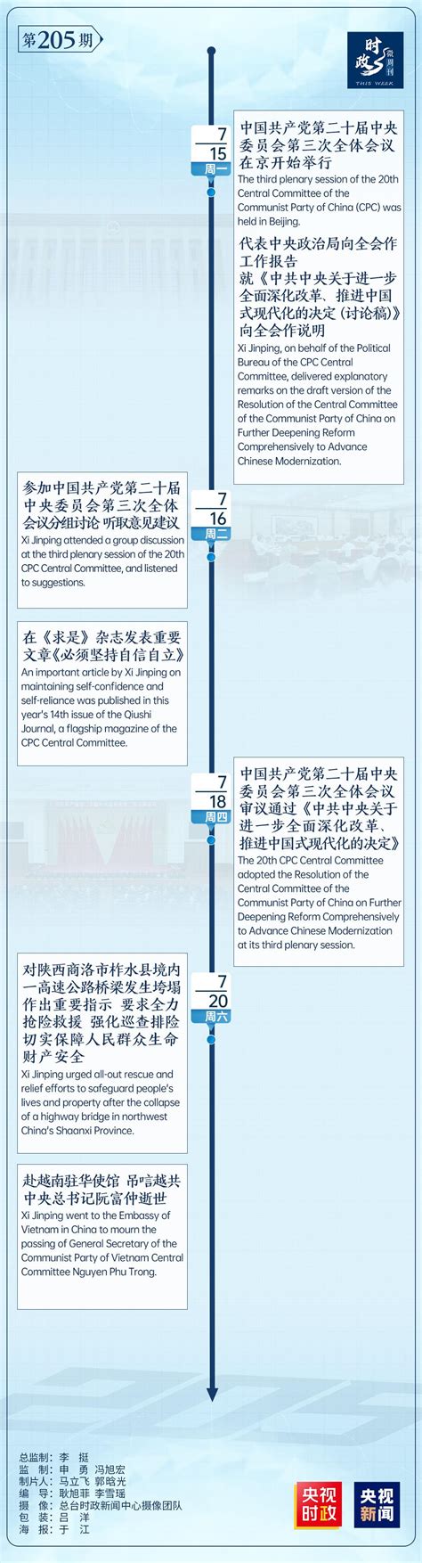 时政微周刊丨总书记的一周 7月15日7月21日 名城苏州新闻中心