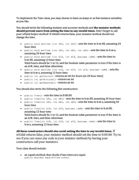 Part 3 Time Program Complete The Code For The