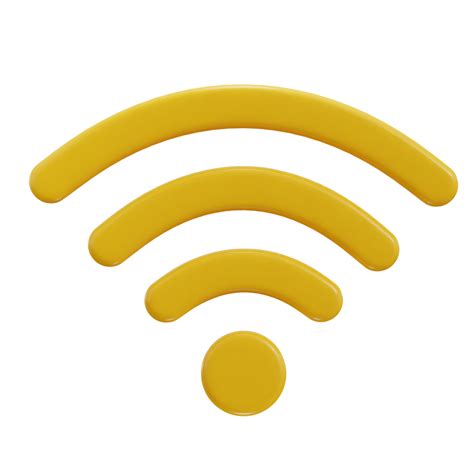 3d Wifi Wireless Network Icon Illustration 29724813 Png