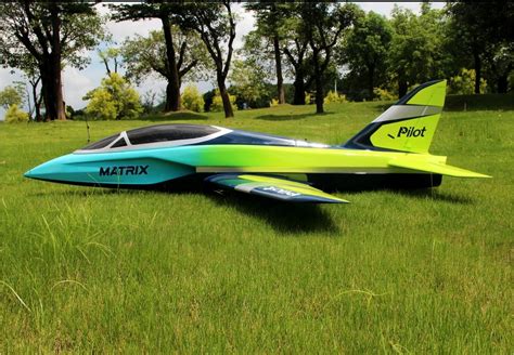 Pilot Rc 2 2m Matrix Retract Version 03 Green Blue Silver Rc Planes