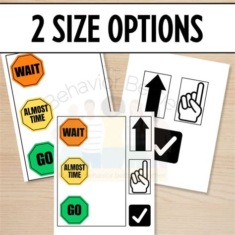 Wait Visual Prompt Wait Visual Time Management Waiting Visual Autism