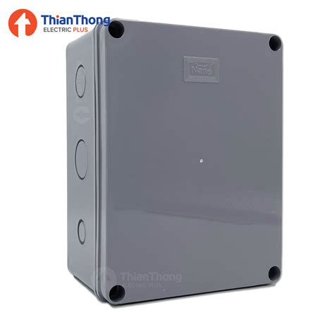 Nano กล่องกันน้ำพลาสติก ฝาทึบสีเทา นาโน Junction Water Proof Box Gray Nano 205g สั่งซื้อออนไลน์