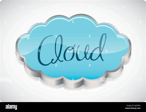 Illustration Of Cloud Computers And Communications Technology Ve Stock