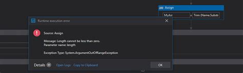 i am getting the error length cannot be less than zero help