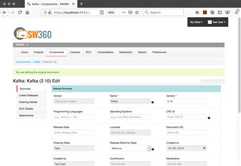 Eclipse Sw360 Main Features