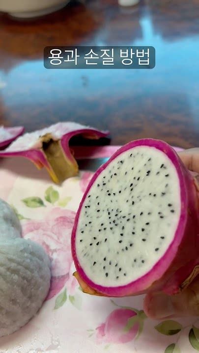 용과 손질하는 방법 용과 과일 Youtube