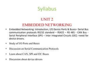 EMBEDDED SYSTEMS Overview PPTX Operating Systems Computer Software And Applications