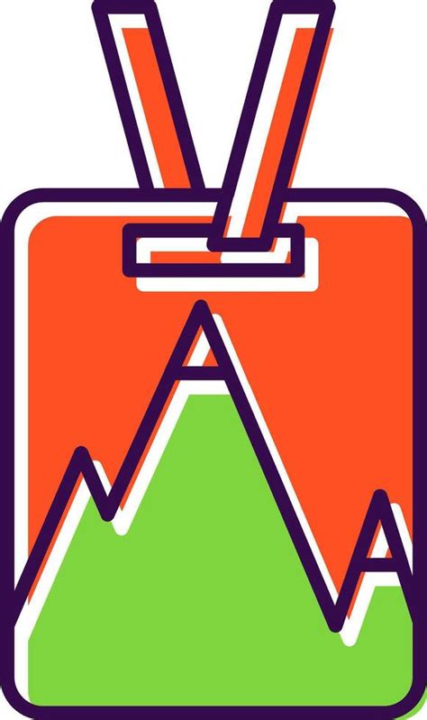 Ski Pass Filled Icon 42170473 Vector Art At Vecteezy