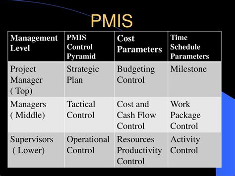 Ppt Project Management Information System Pmis Powerpoint Presentation Id 4603206