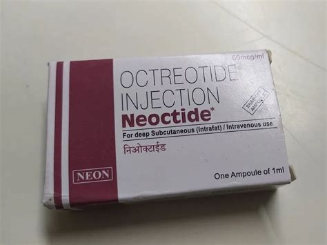 Neon Lyophilized Powder Octreotide Injection Packaging Size Vail As Directed By Doctor At