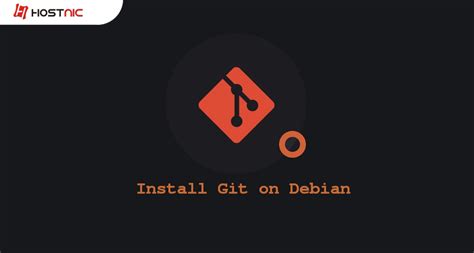 install git di debian 10 hostnic id
