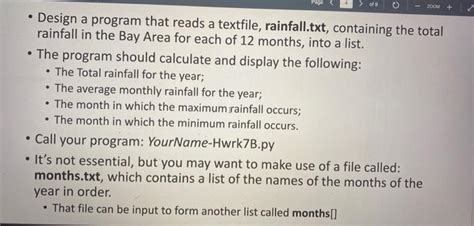 Solved Design A Program That Reads A Textfile