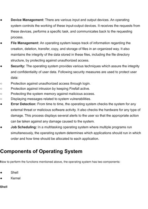 Solution Operating System Short Notes Studypool