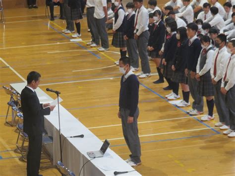リーダー任命式・生徒総会 四国学院大学香川西高等学校