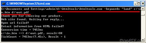 Convert HTM To PDF And Edit PDF Keywords VeryPDF Knowledge Base