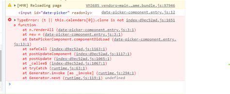 Can T Initialize A Picker Clone Is Not A Function Issue Easepick Easepick GitHub
