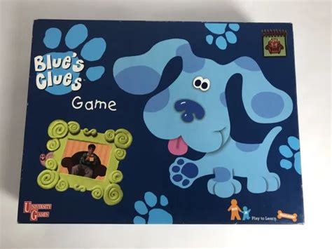 BLUES CLUES BOARD Game 1998 Nick Jr Nickelodeon Handy Dandy Notebook