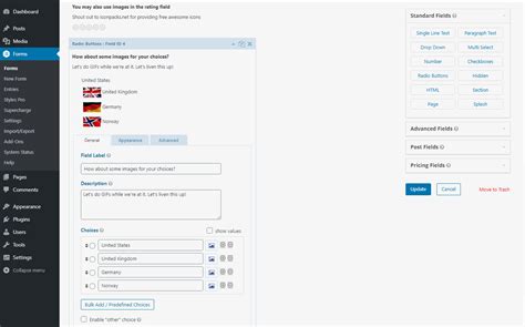 Using Iconsimages With Choices Gravity Forms Supercharge Add On