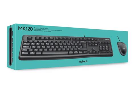 Logitech Mk120 Usb Wired Keyboard And Mouse Combo Computers And Tech Parts And Accessories