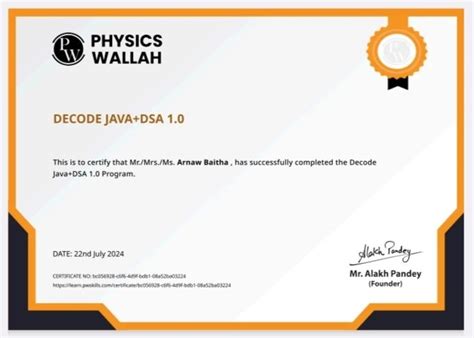 arnaw baitha on linkedin pwskills leetcode coding college java
