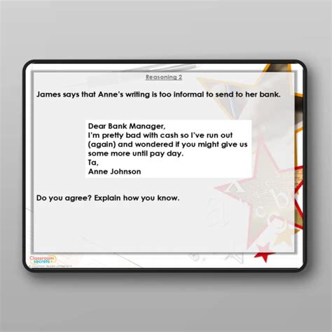 Recognising Formal And Informal Writing Modelling Ppt Resource