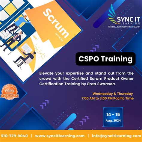 Sync It Learning On Linkedin Cspo Scrum Agile Productowner Professionaldevelopment