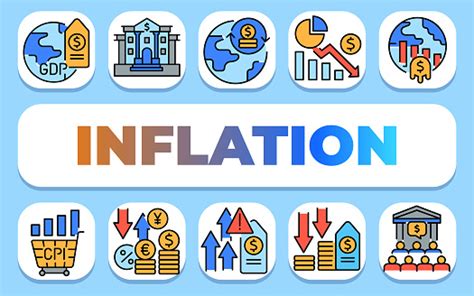 인플레이션 텍스트 개념 프리젠 테이션 및 인포 그래픽을위한 Shablon 0명에 대한 스톡 벡터 아트 및 기타 이미지 0명