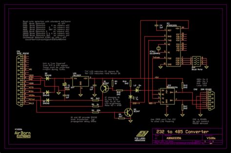 RS232 To RS485 Circuit Electronic Circuit