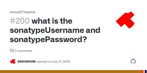 what is the sonatypeusername and sonatypepassword · issue 200